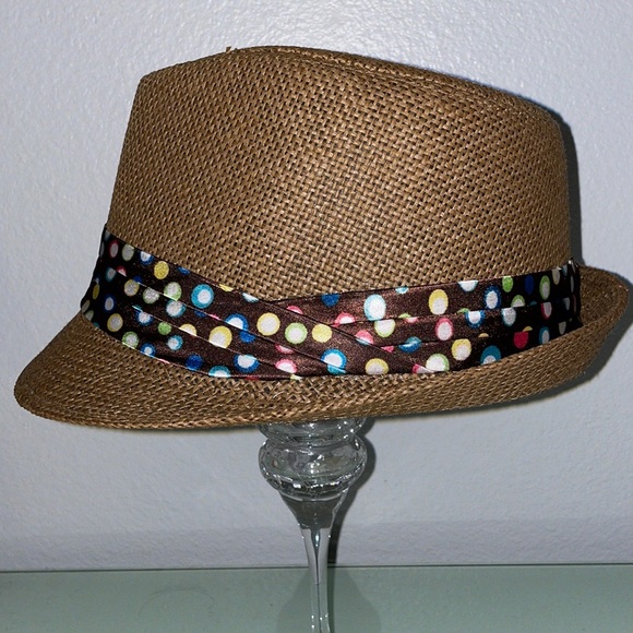 Westend | Accessories | Westend Paper Fedora Hat Smallmedium Polka Dot ...